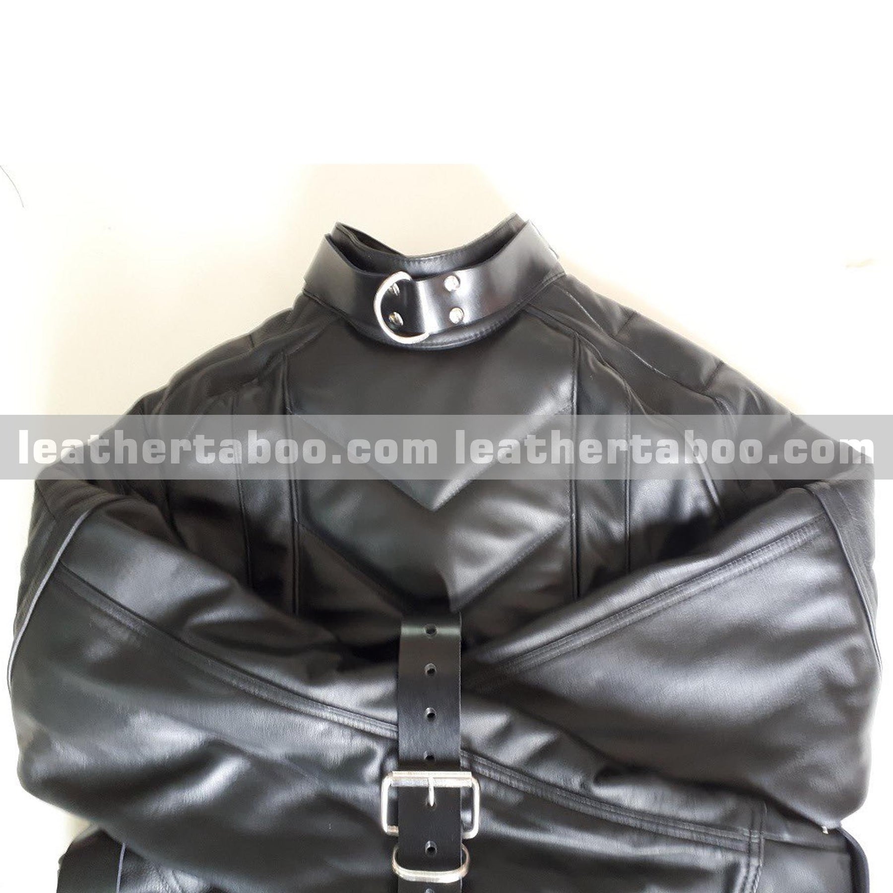 Embrace the Madness: Leathertaboo’s Black Leather Straitjacket for ...
